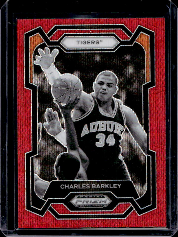 Charles Barkley 2024 Prizm Draft Picks #39 Red Wave Price Guide ...