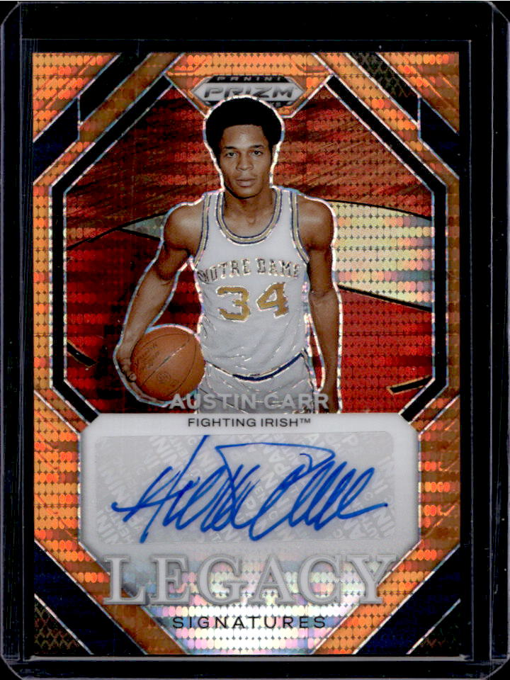 Austin Carr 2024 Prizm Draft Picks #LS-ACR Legacy Signatures - Orange ...