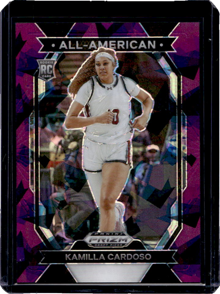Kamilla Cardoso 2024 Prizm Draft Picks #3 All-American - Purple Ice ...