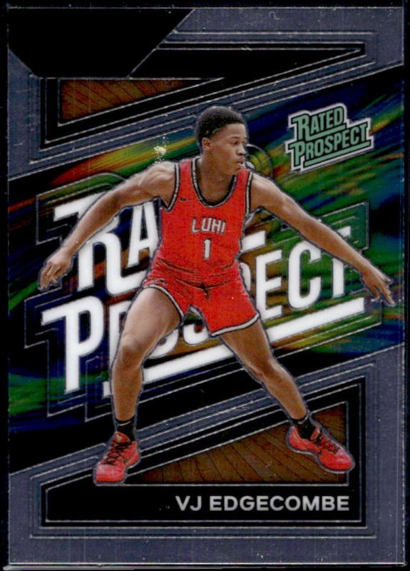 VJ Edgecombe 2024 Prizm Draft Picks #17 Rated Prospect Price Guide ...