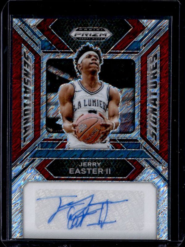 Jerry Easter II 2024 Prizm Draft Picks #SS-JES Sensational Signatures ...