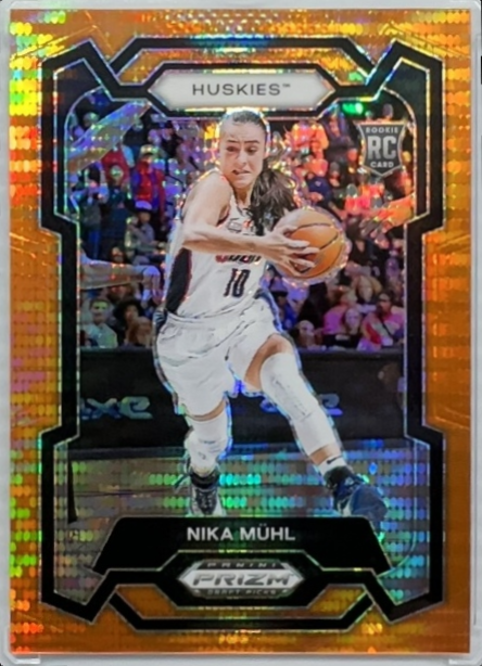 Nika Muhl 2024 Prizm Draft Picks #15 Orange Pulsar /49 Price Guide ...