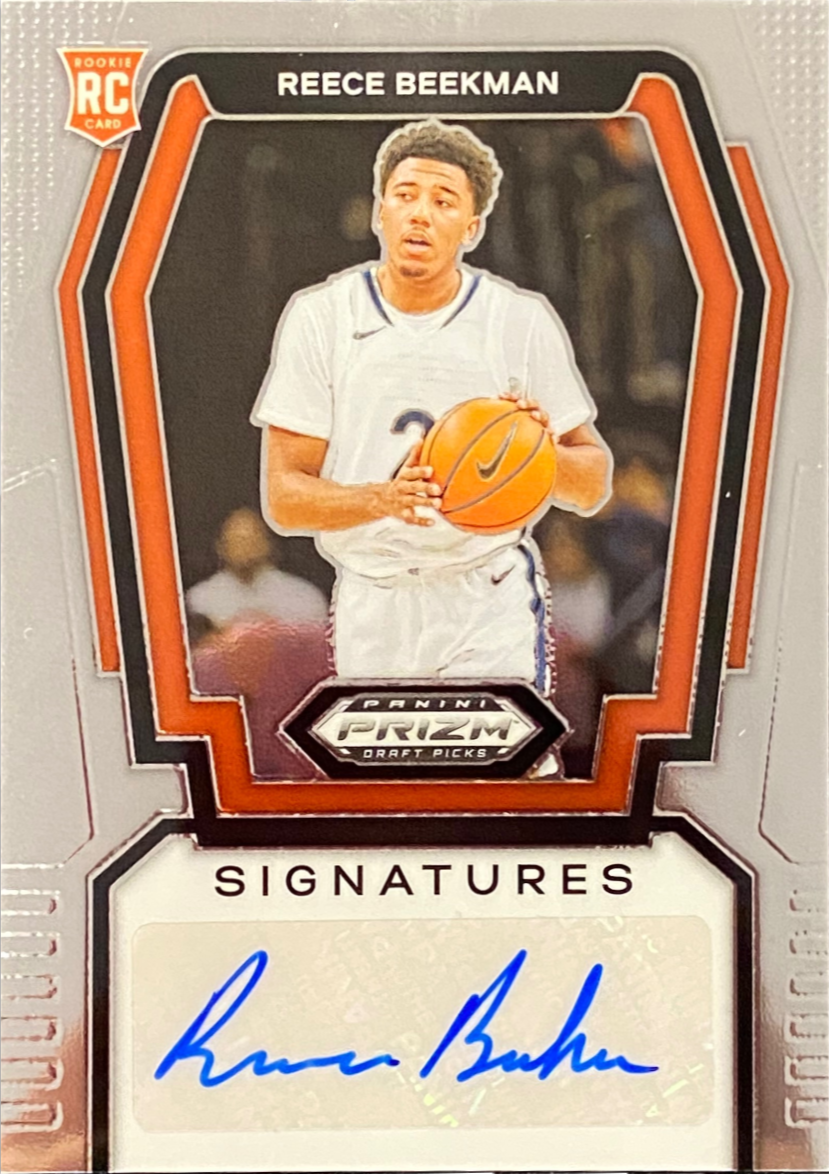 Reece Beekman 2024 Prizm Draft Picks #S-BEE Signatures Price Guide ...