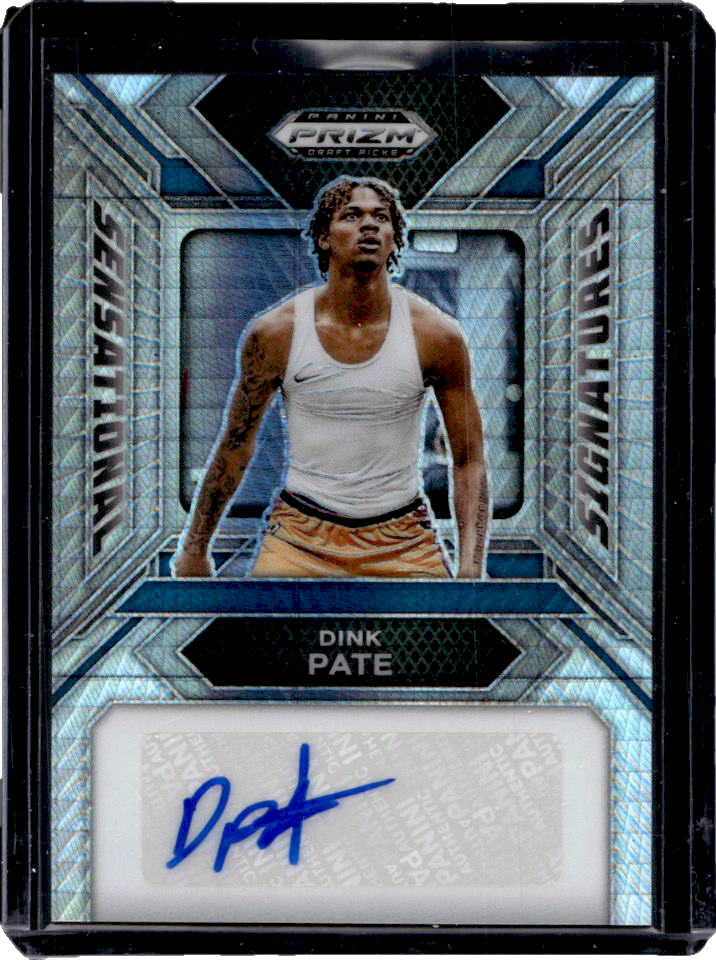 Dink Pate 2024 Prizm Draft Picks #016 Sensational Signatures - Hyper ...