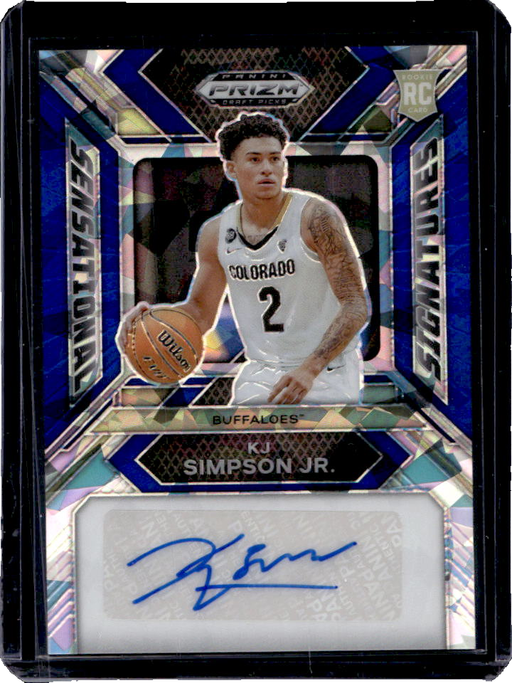 KJ Simpson Jr. 2024 Prizm Draft Picks #SS-KJS Sensational Signatures ...