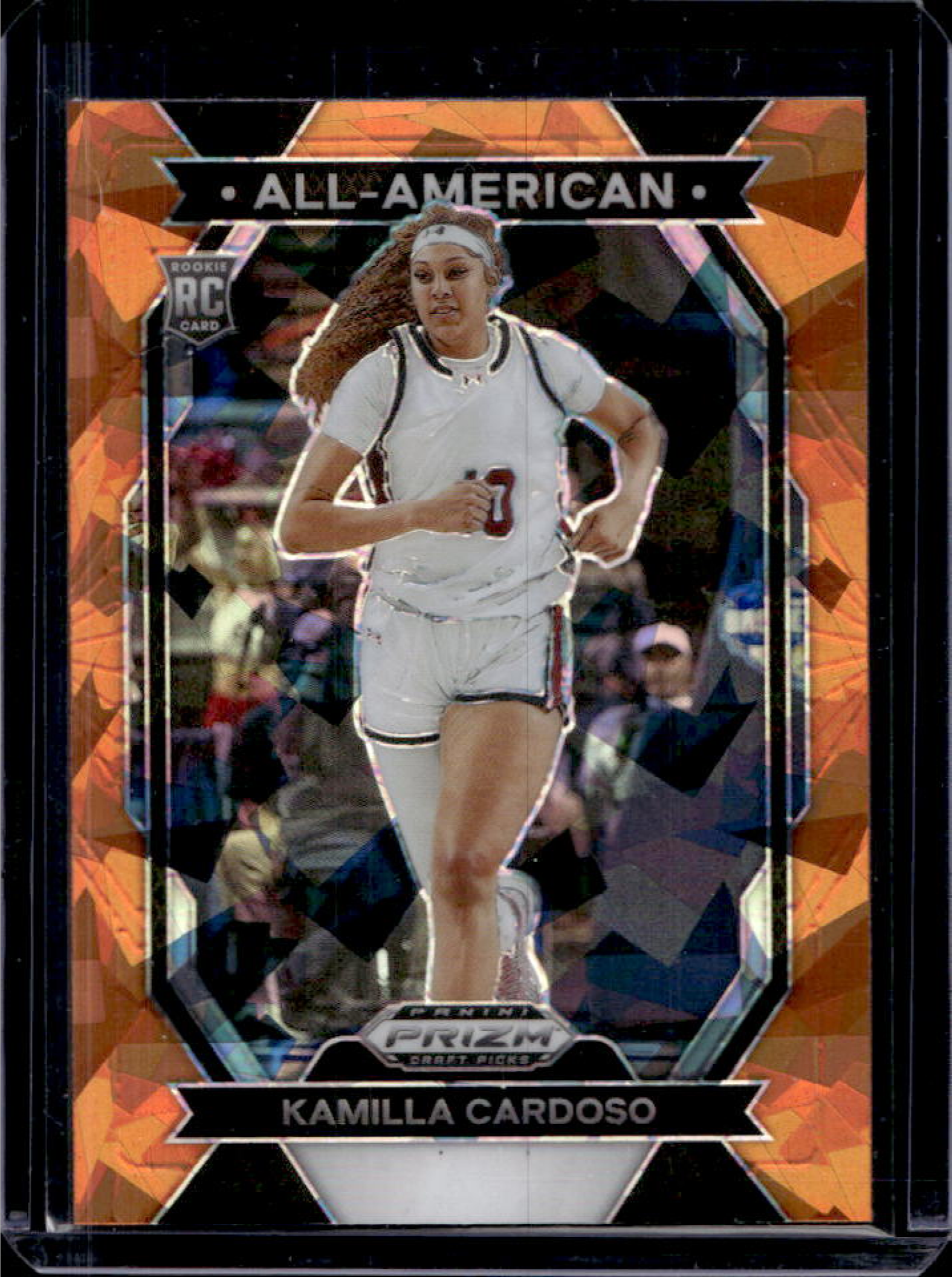 Kamilla Cardoso 2024 Prizm Draft Picks #3 All-American - Orange Ice ...