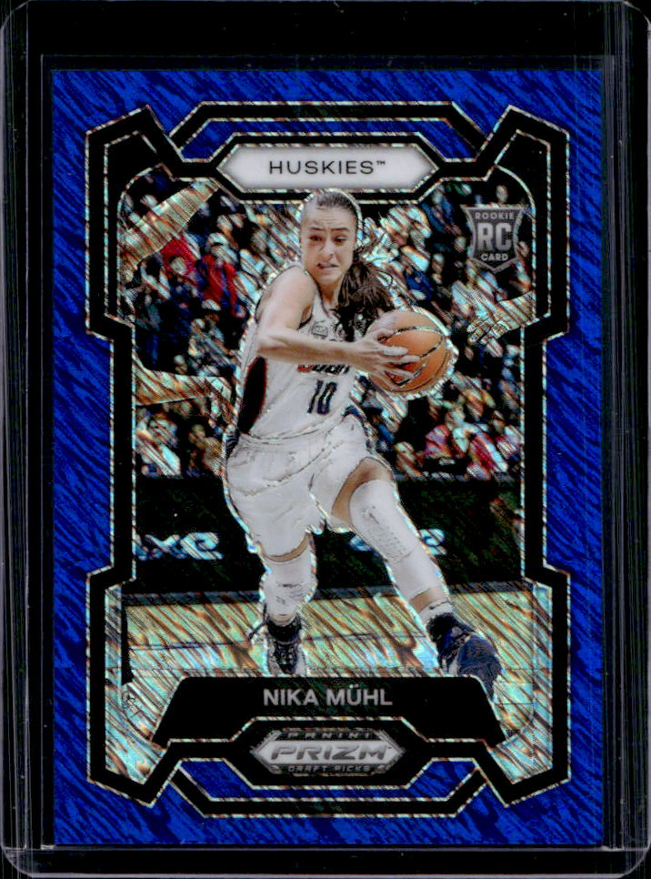 Nika Muhl 2024 Prizm Draft Picks #15 Blue Shimmer /19 Price Guide ...