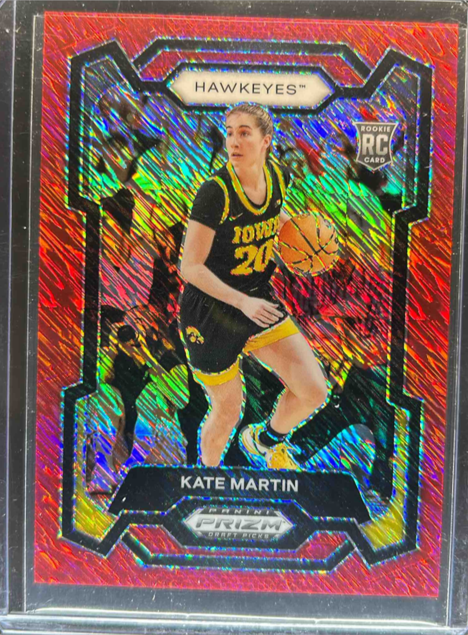 Kate Martin 2024 Prizm Draft Picks #62 Red Shimmer /9 Price Guide ...