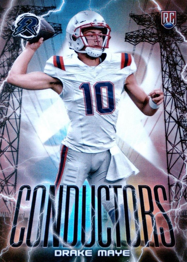 Drake Maye 2024 Topps Resurgence #C-7 Conductors - Refractor Price ...