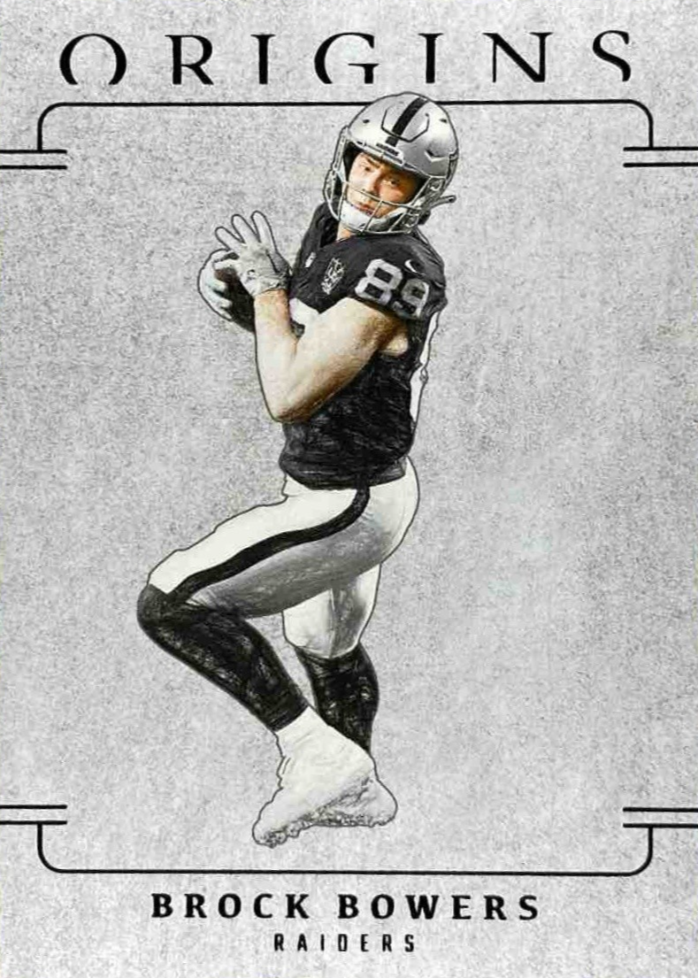Brock Bowers 2025 Origins #17 Blank Slate /(SSP) Price Guide - Sports ...
