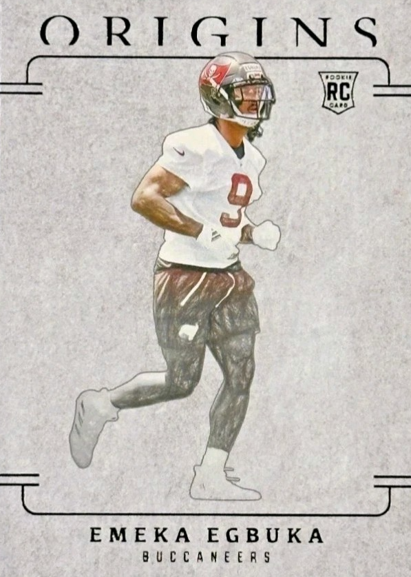 Emeka Egbuka 2025 Origins #16 Blank Slate /(SSP) Price Guide - Sports ...
