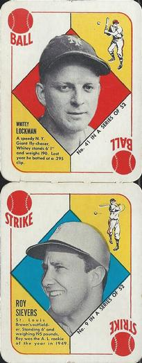 Roy Sievers / Whitey Lockman Baseball Cards Price Guide - Sports Card ...
