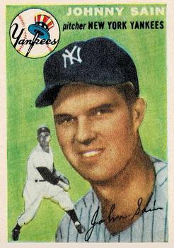 Johnny Sain 1954 Topps Sports Illustrated #205 Base Price Guide ...