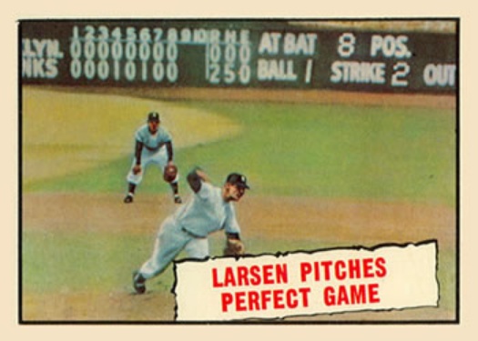 Larsen Pitches Perfect Game BT Baseball Cards Price Guide - Sports Card ...