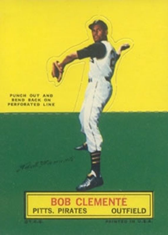 Roberto Clemente 1964 Topps Stand-Ups Base Price Guide - Sports Card ...
