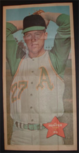 Catfish Hunter 1968 Posters #5 Base Price Guide - Sports Card Investor