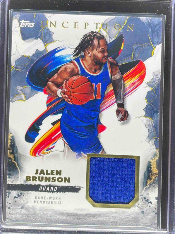 Jalen Brunson 2024 Topps Inception #REC-JB Relic Price Guide - Sports ...