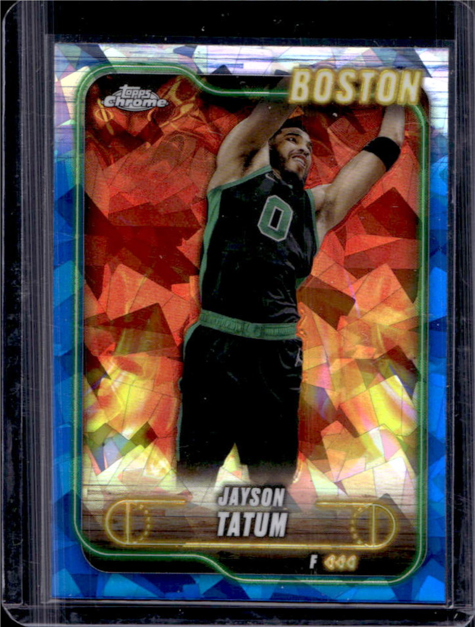 Jayson Tatum 2024 Topps Chrome Sapphire Edition #51 Base Price Guide ...
