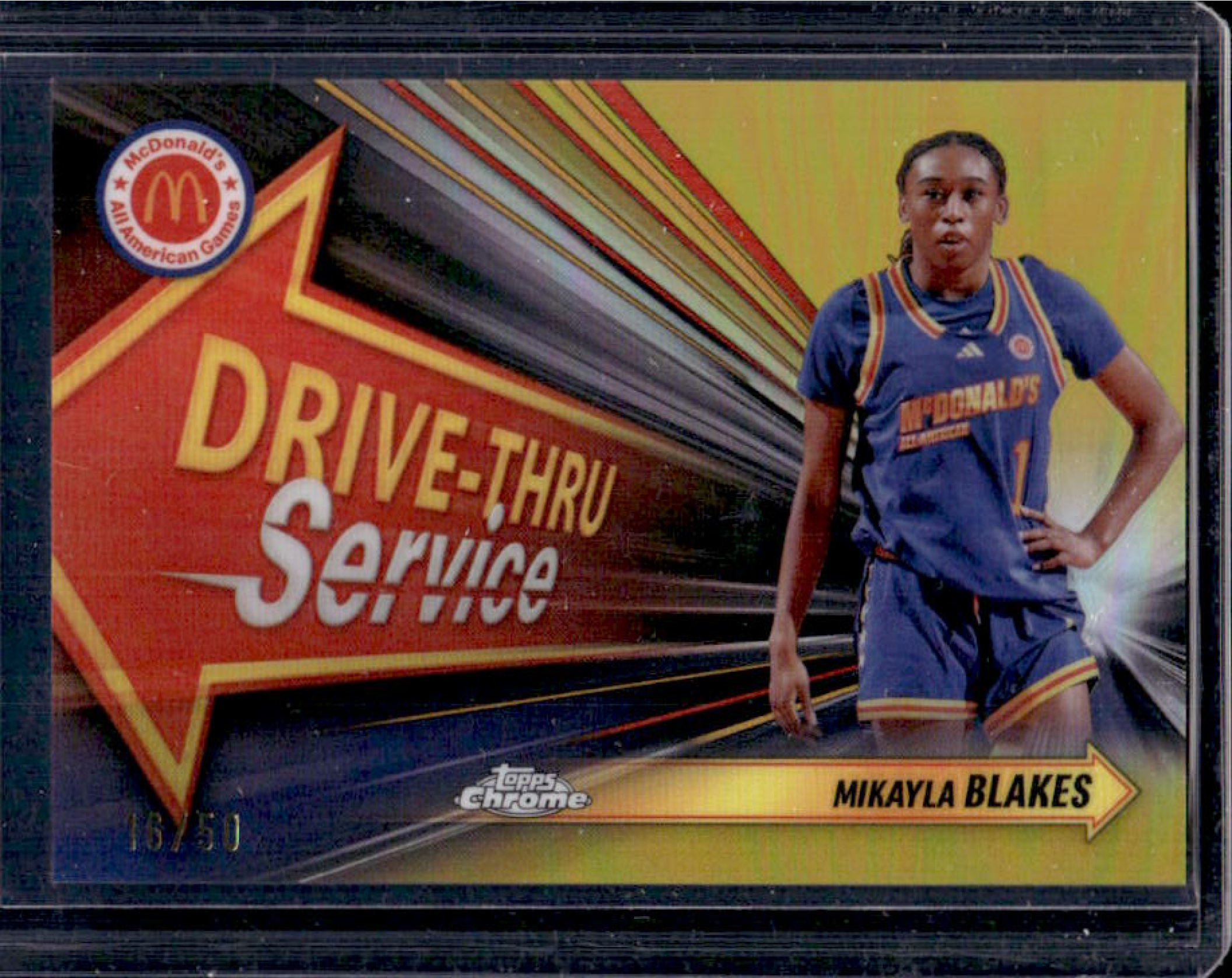 Mikayla Blakes 2024 Topps Chrome McDonald's All-American #DTS-MIB Drive ...