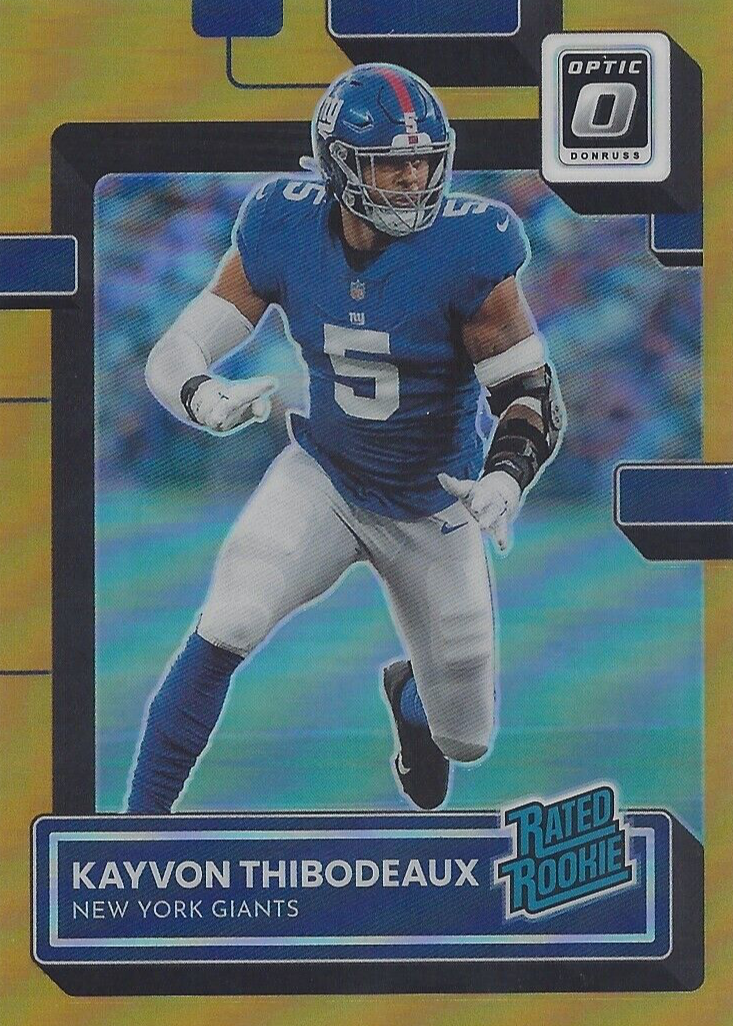 Kayvon Thibodeaux 2022 Optic #245 Gold /10 Price Guide - Sports Card ...
