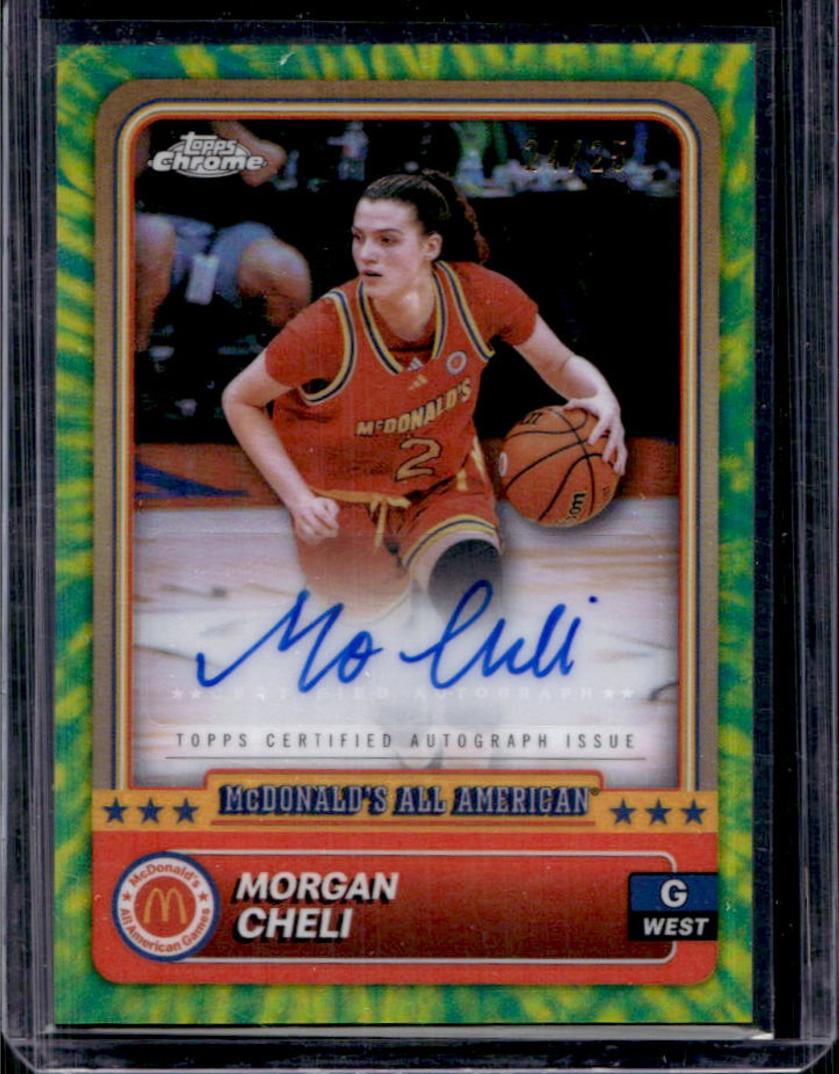 Morgan Cheli 2024 Topps Chrome McDonald's All-American #16 Base ...