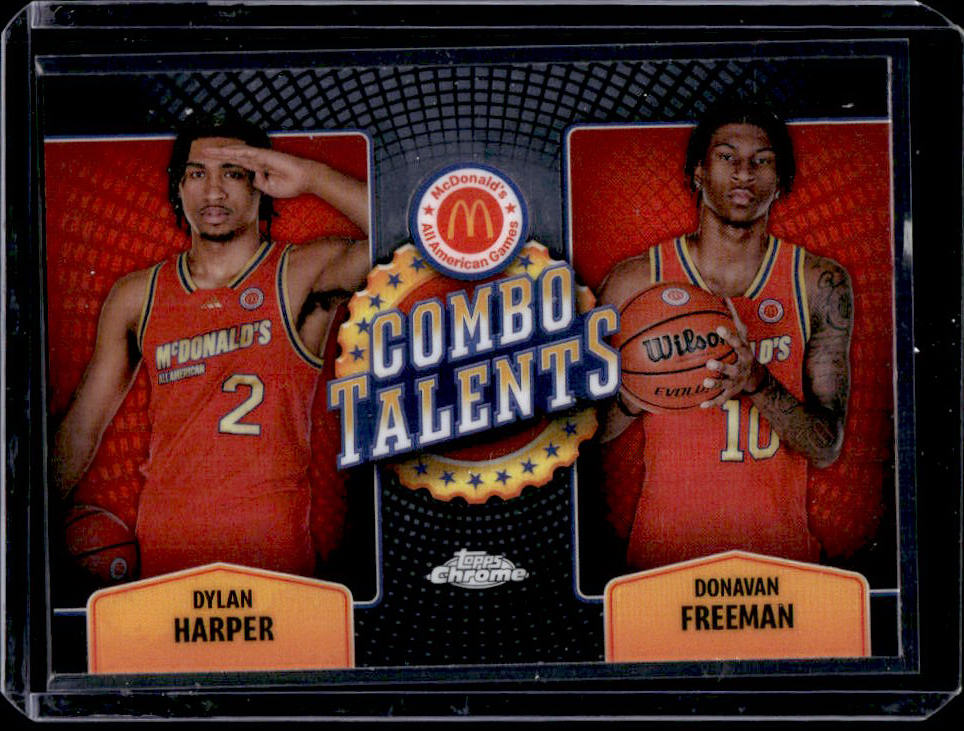 Donavan Freeman / Dylan Harper 2024 Topps Chrome McDonald's All ...