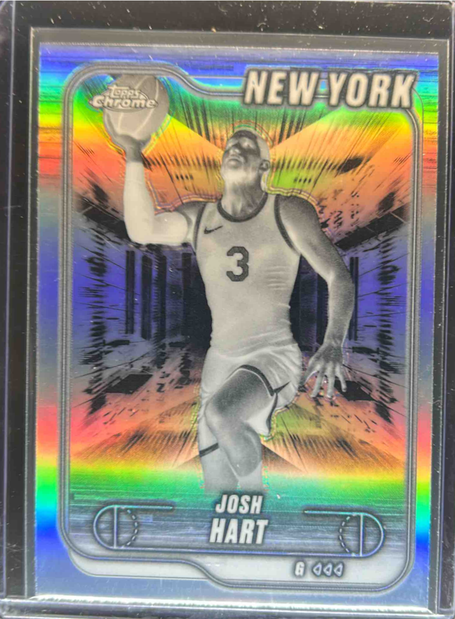 Josh Hart 2024 Topps Chrome #71 Negative Refractor Price Guide - Sports ...