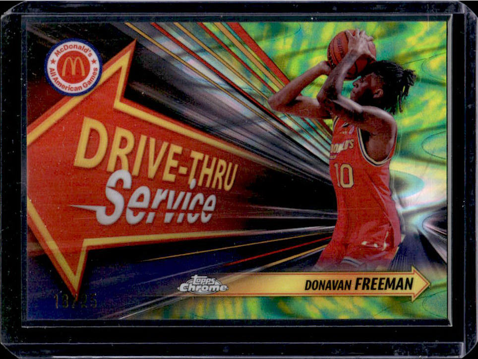 Donavan Freeman 2024 Topps Chrome McDonald's All-American #DTS-VAD ...