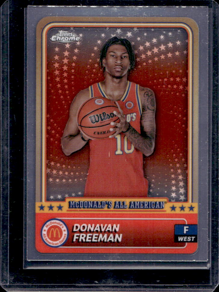 Donavan Freeman 2024 Topps Chrome McDonald's All-American #87 Base ...