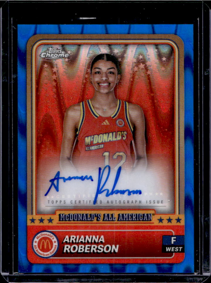 Arianna Roberson 2024 Topps Chrome McDonald's All-American #72 Base ...