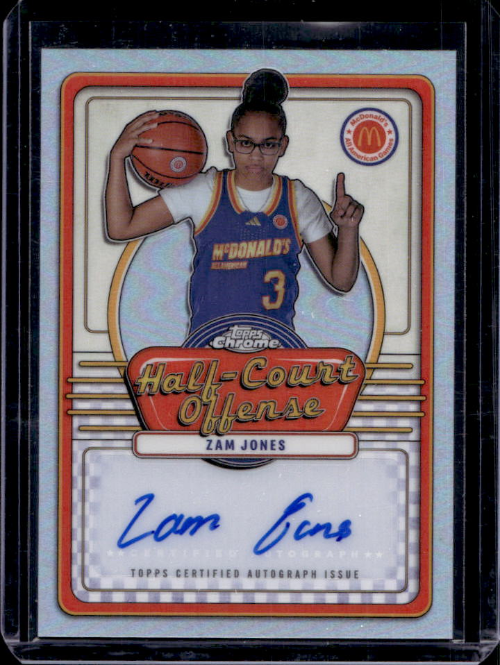 Zam Jones 2024 Topps Chrome McDonald's All-American #IML-ZAM Half-Court ...