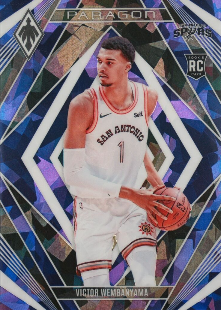 Victor Wembanyama 2023 Phoenix #13 Paragon - Purple Ice /25 Price Guide ...