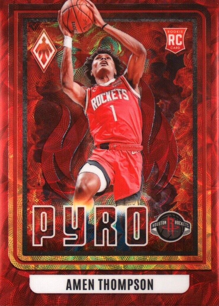 Amen Thompson 2023 Phoenix #21 Pyro - International Red /75 Price Guide ...