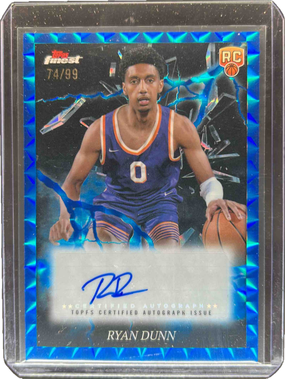 Ryan Dunn 2024 Topps Finest #ES-RD Electrifying Signatures - Blue ...