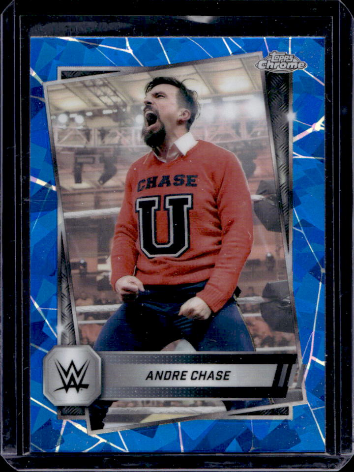 Andre Chase 2025 Topps Chrome WWE Sapphire Edition #32 Base Chrome ...