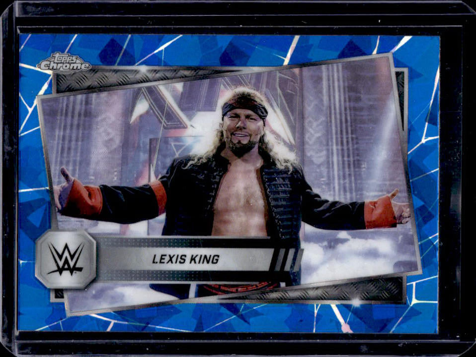 Lexis King 2025 Topps Chrome WWE Sapphire Edition #149 Base Chrome ...