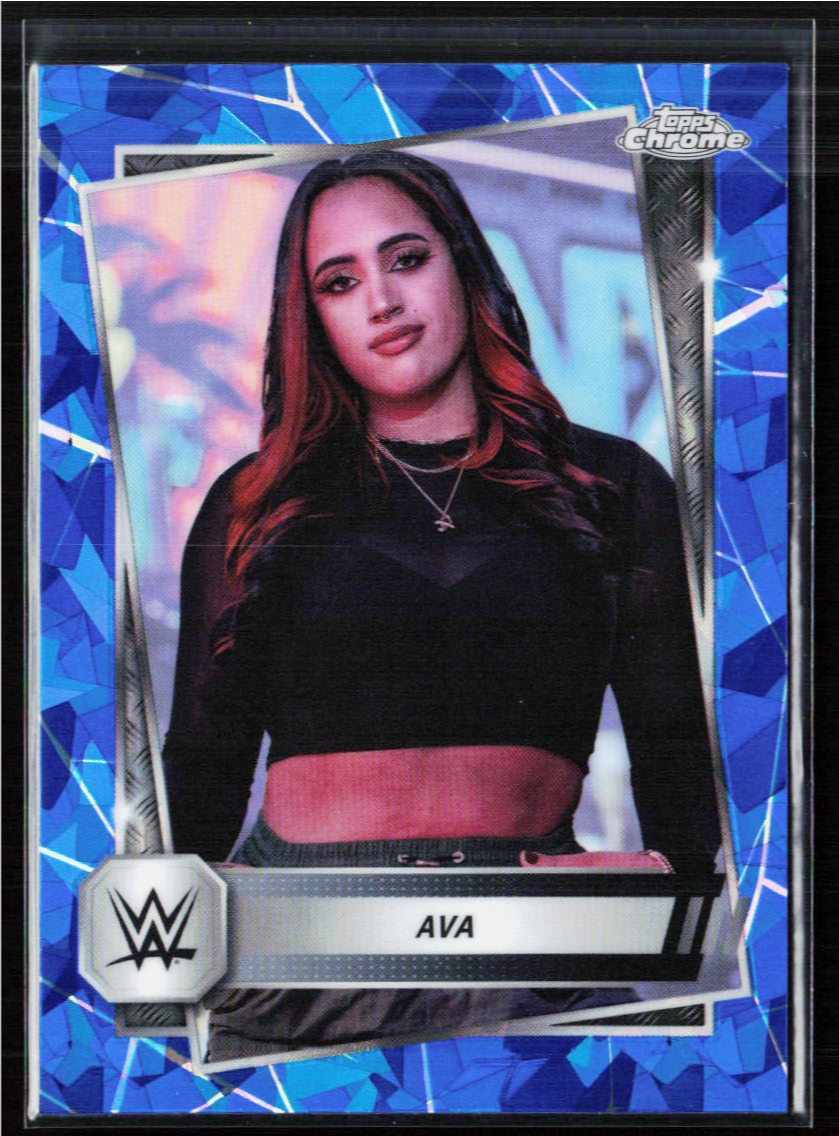 Ava 2025 Topps Chrome WWE Sapphire Edition #84 Base Chrome Price Guide ...