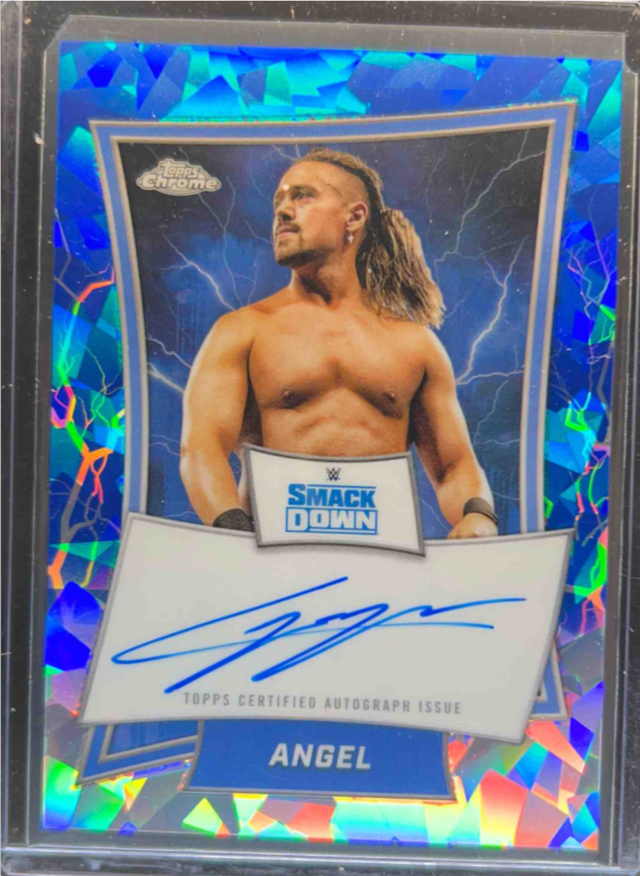 Angel 2025 Topps Chrome WWE Sapphire Edition #BBA-AGL Blue Brand ...
