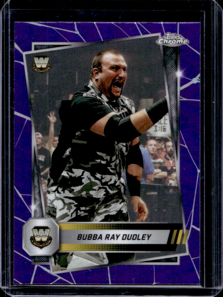 Bubba Ray Dudley 2025 Topps Chrome WWE #9 Purple Refractor Price Guide ...