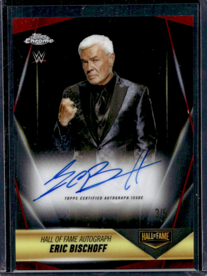 Eric Bischoff 2025 Topps Chrome WWE #HOF-EB Hall of Fame Autographs ...