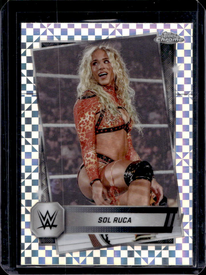 Sol Ruca 2025 Topps Chrome WWE #24 X-Fractor Price Guide - Sports Card ...