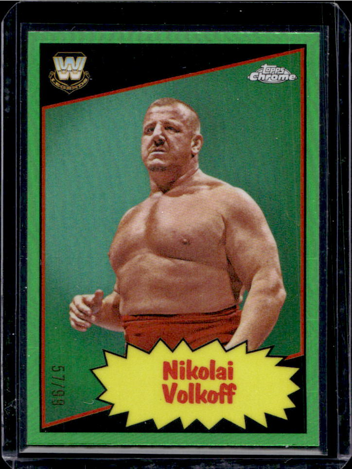 Nikolai Volkoff 2025 Topps Chrome WWE #85TL-NV 1985 Legends - Neon ...