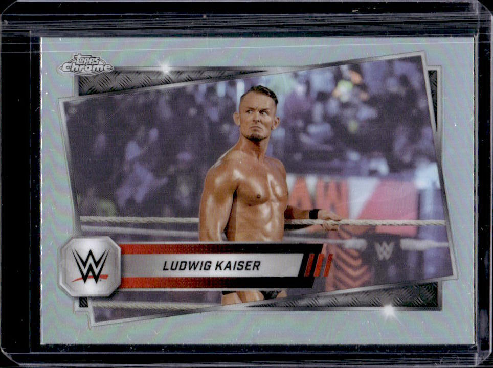 Ludwig Kaiser 2025 Topps Chrome WWE #129 Refractor Price Guide - Sports ...