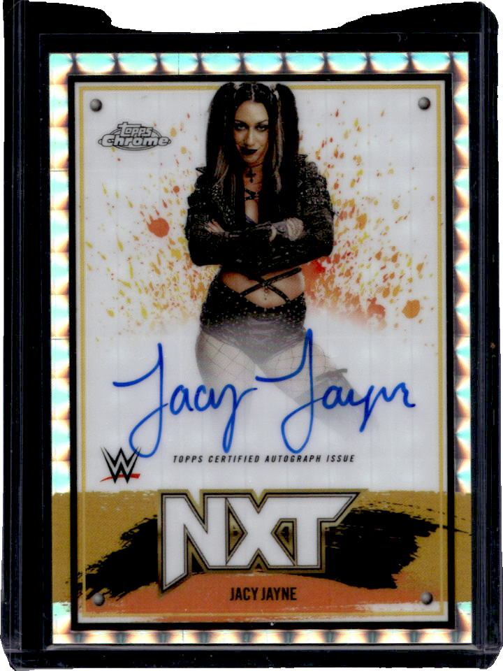 Jacy Jayne 2025 Topps Chrome WWE #NXT-JJY NXT Chrome Autographs ...