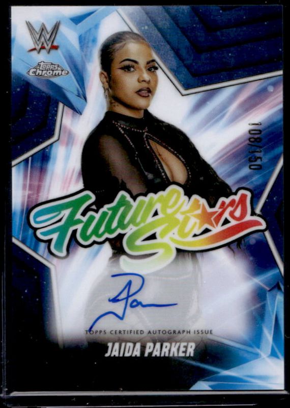 Jaida Parker 2025 Topps Chrome WWE #FSA-JP Future Stars Autographs ...