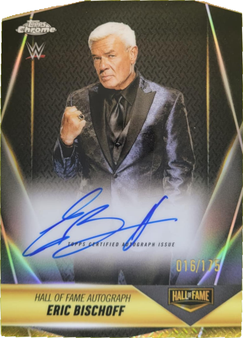 Eric Bischoff 2025 Topps Chrome WWE #HOF-EB Hall of Fame Autographs ...