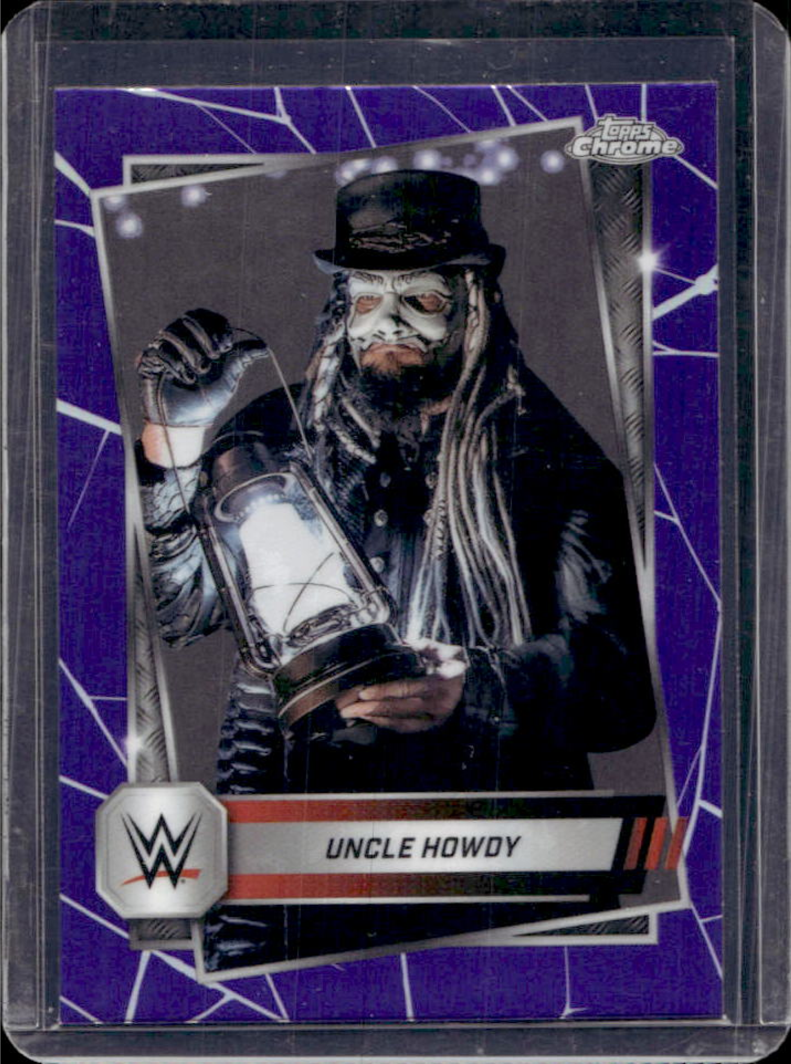 Uncle Howdy 2025 Topps Chrome WWE #92 Purple Refractor Price Guide ...