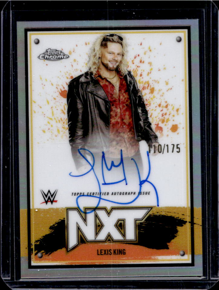 Lexis King 2025 Topps Chrome WWE #NXT-LXK NXT Chrome Autographs ...