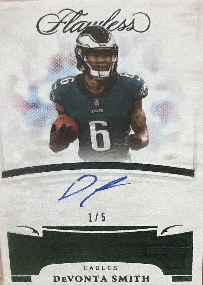 DeVonta Smith 2021 Flawless #FRS-DVS Flawless Rookie Signatures ...