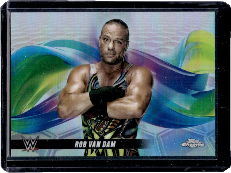 Rob Van Dam 2025 Topps Chrome WWE #HLX-RVD Helix /(SSP) Price Guide ...